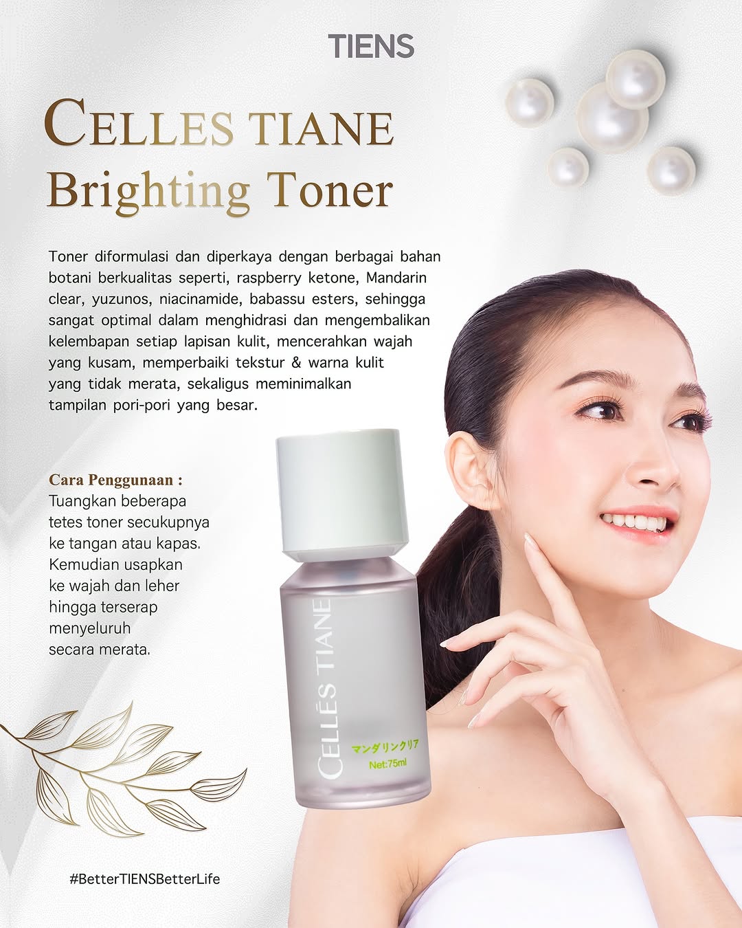 CELLÉS TIANE Toner — Agen TIENS Indonesia